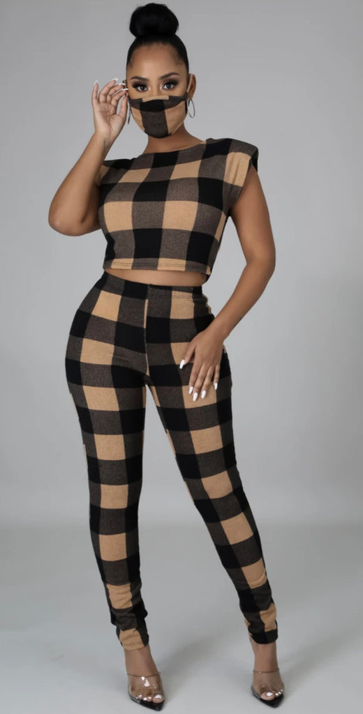 Chess Pant Set | Foxy And Beautiful